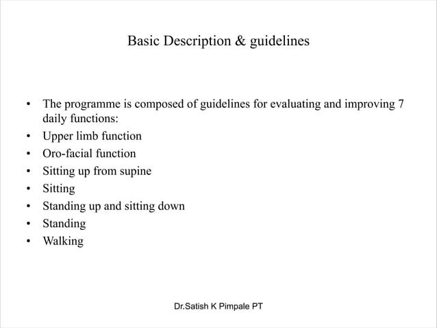 Motor relearning program | PDF | Physical Therapy | Wellness