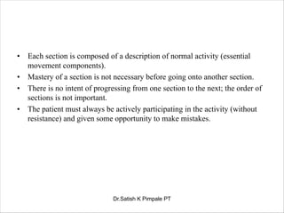 Motor relearning program | PDF