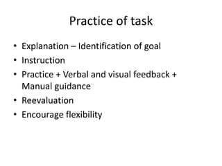 Motor relearning Programme | PPT