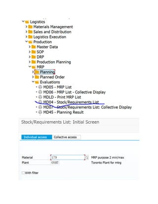 MRP basic setting--By Guangfu(David) | PDF