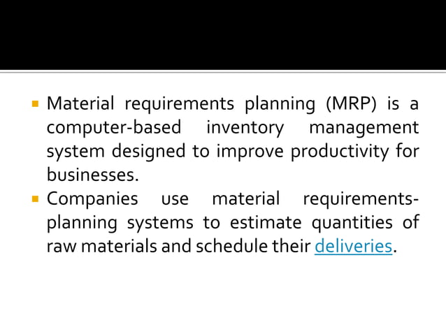 MRP- Lecture PPT.pptx