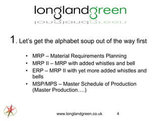 MRP 10 point plan | PPT