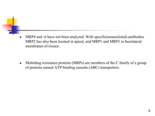 Multidrug Resistance protein | PPT