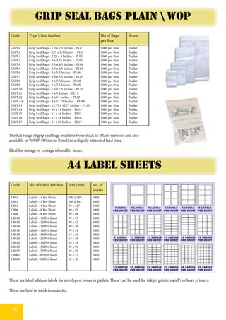 Our NEW Packaging Supplies Brochure | PDF