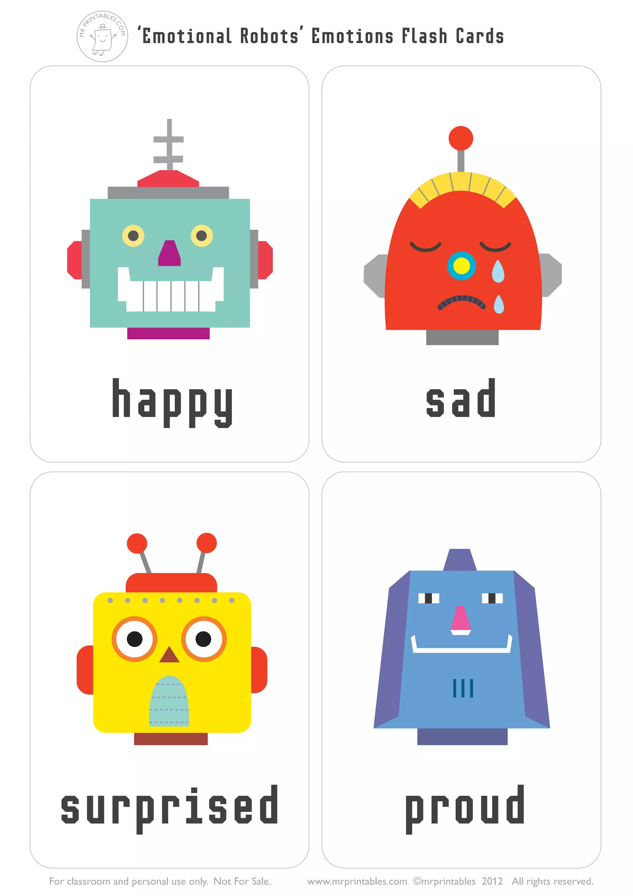 Mrpfc13 emotion-flashcards-a4 | PDF