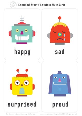 Mrpfc13 emotion-flashcards-a4 | PDF