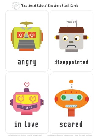 Mrpfc13 emotion-flashcards-a4 | PDF