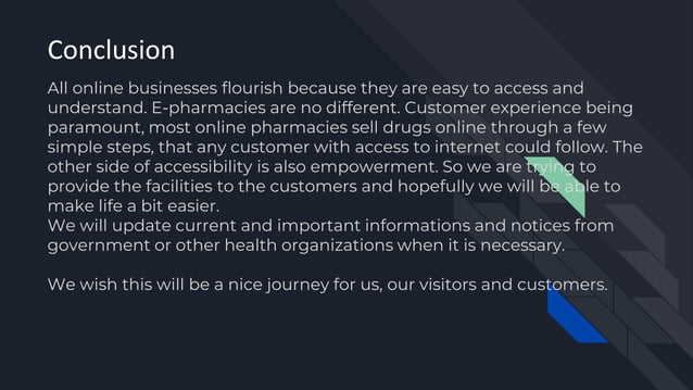 Epharmacy: Online Medicine Shop Management System | PPTX