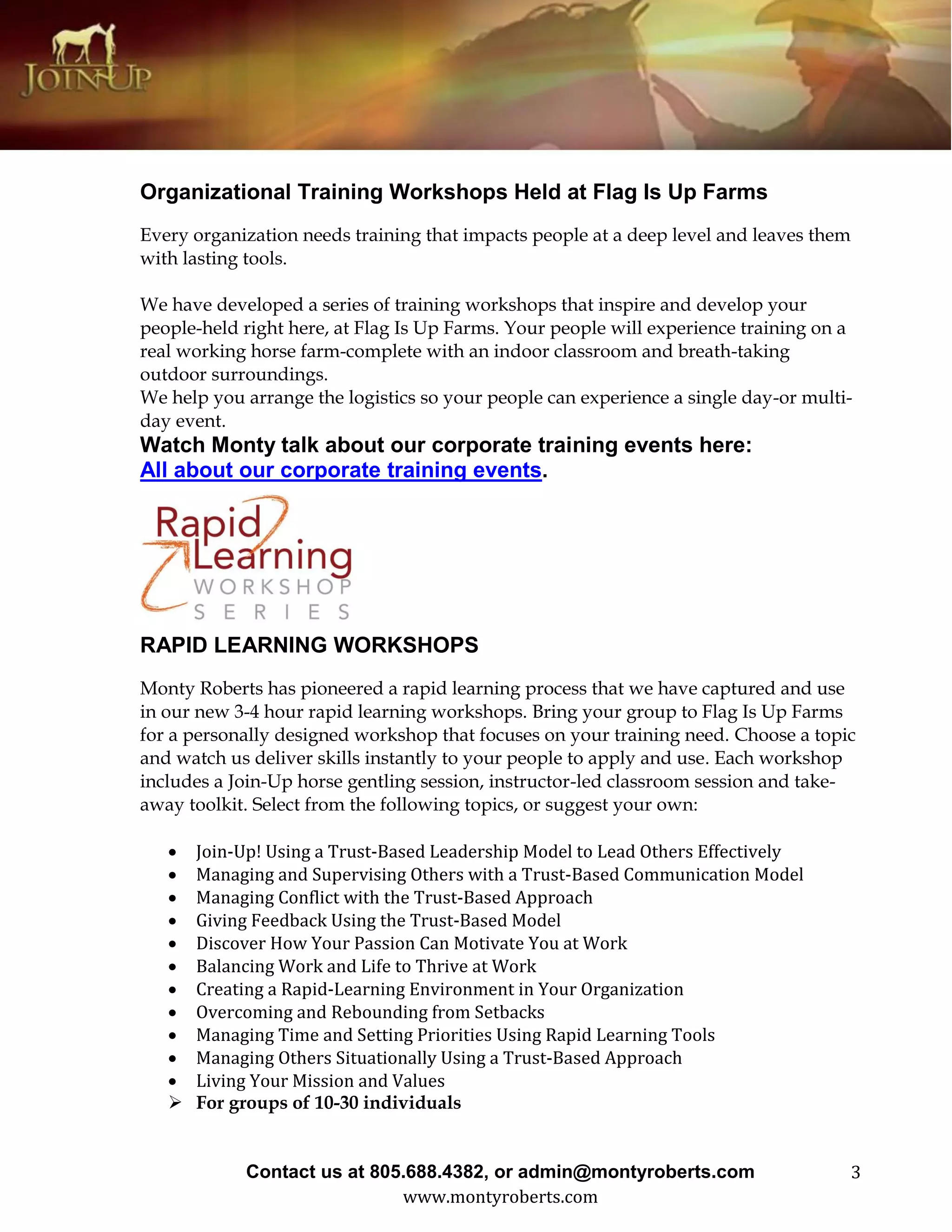 MRPI Events Training | PDF