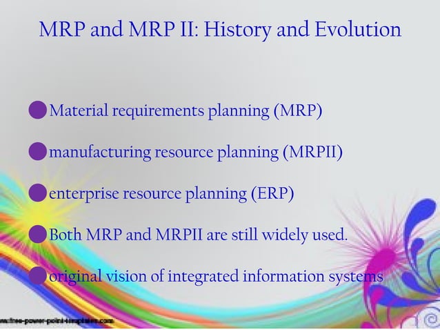 Mrp ii | PPT