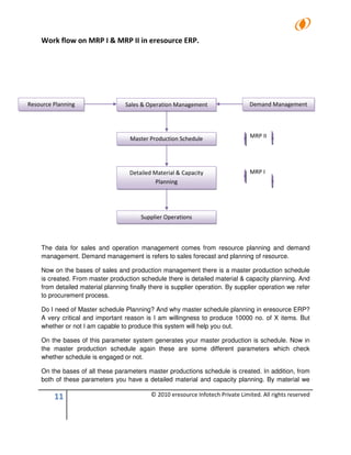 Mrpii manufacturing resource planning eresource | PDF