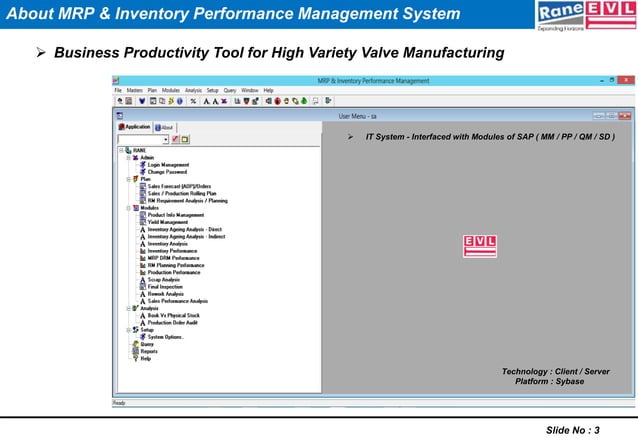 MRP & Inventory Performance Management | PPT