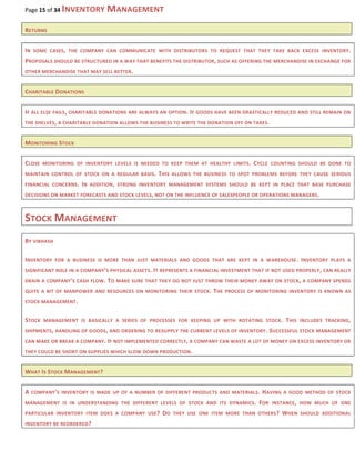 Mrp inventory management | PDF