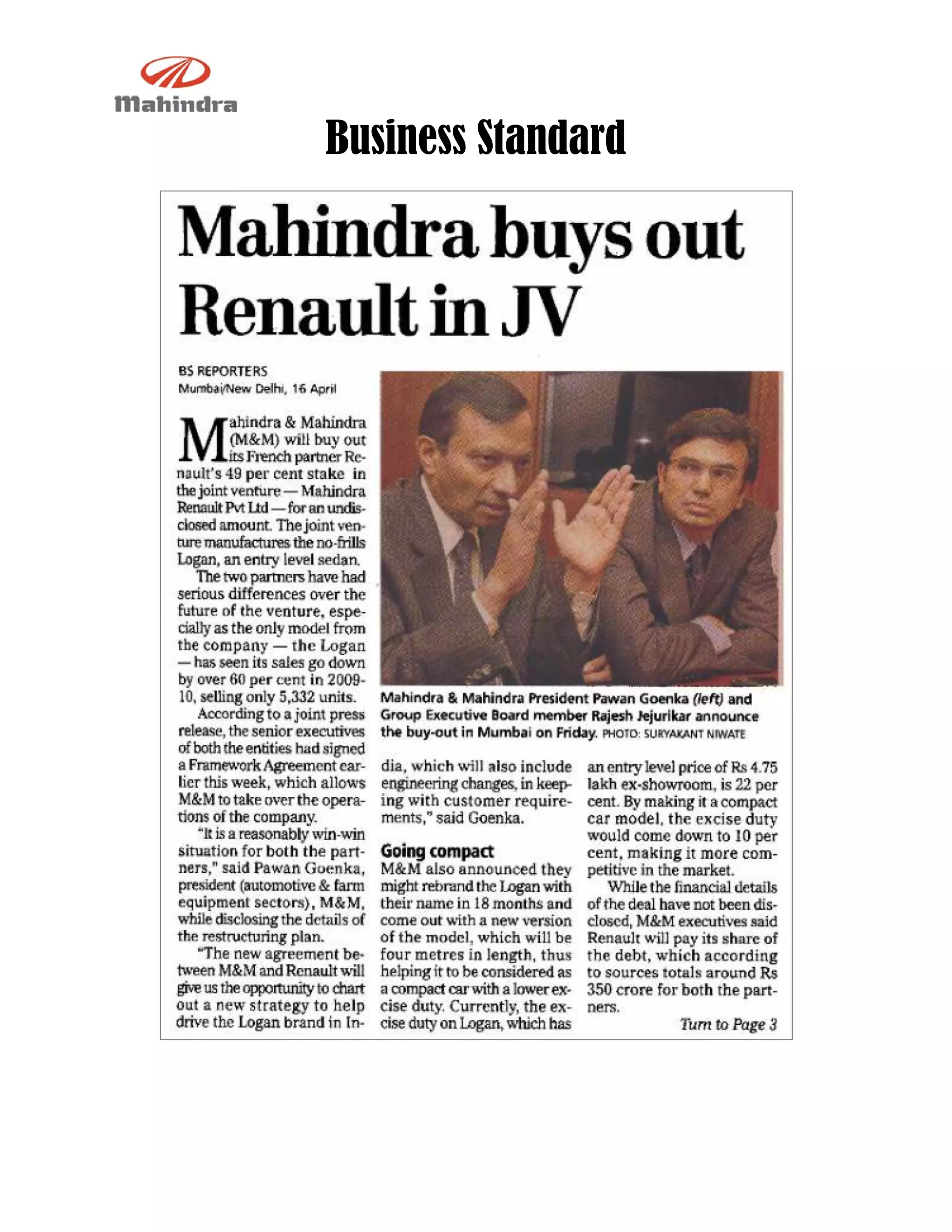 Mrpl restructuring | PDF