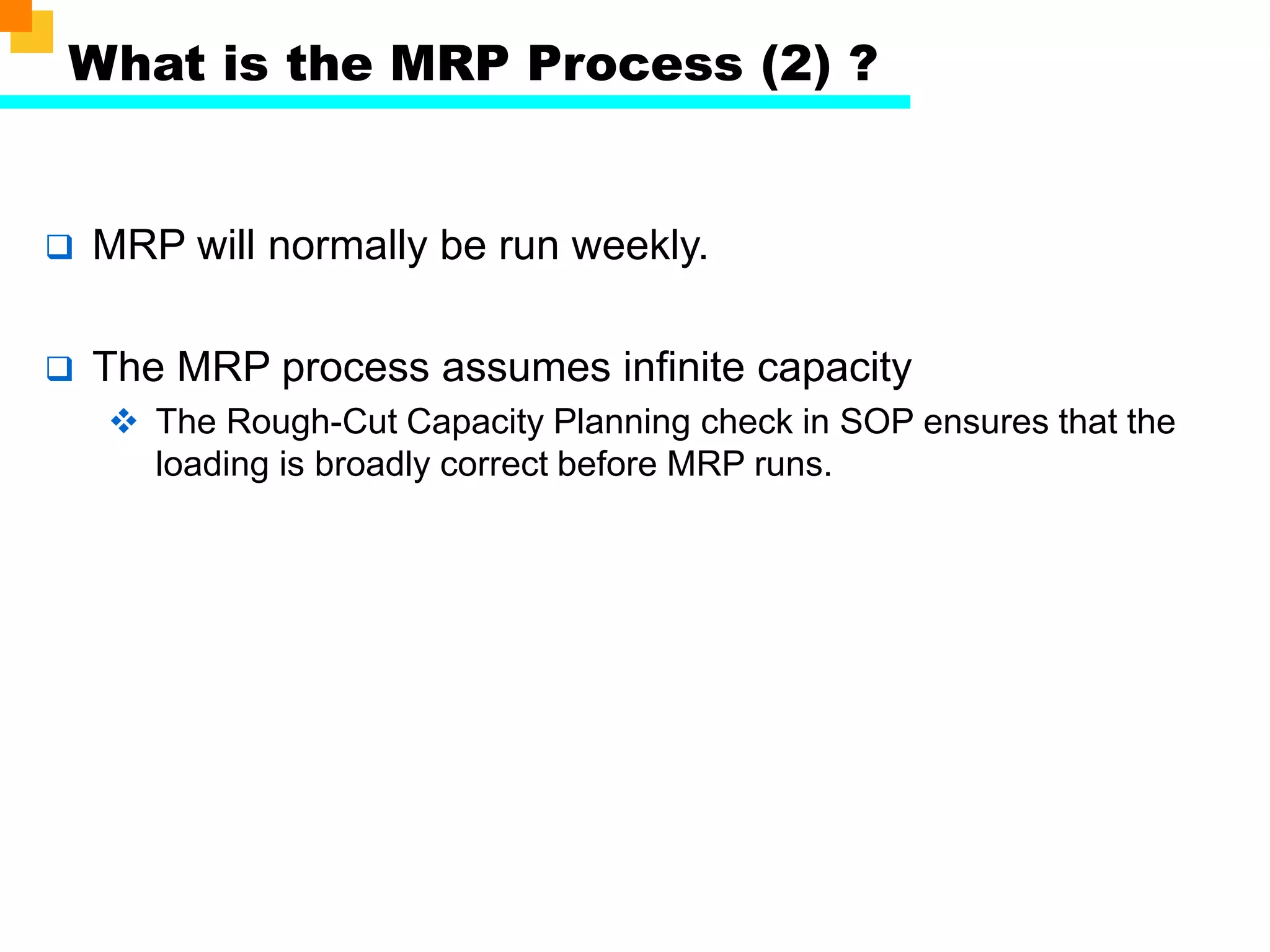 MRP&Production Planning Presentation.ppt | Logistics | Business
