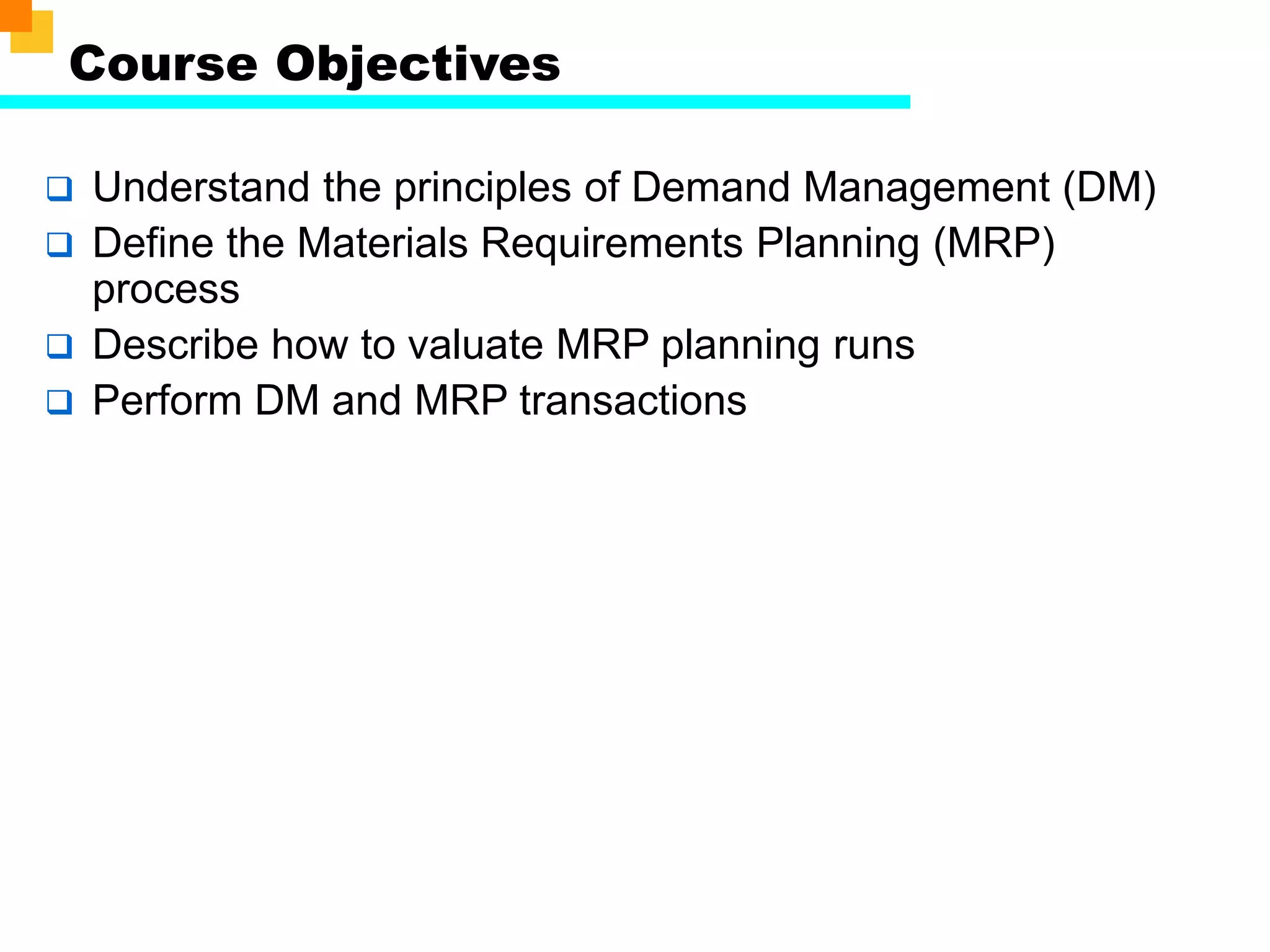 MRP&Production Planning Presentation.ppt | Logistics | Business
