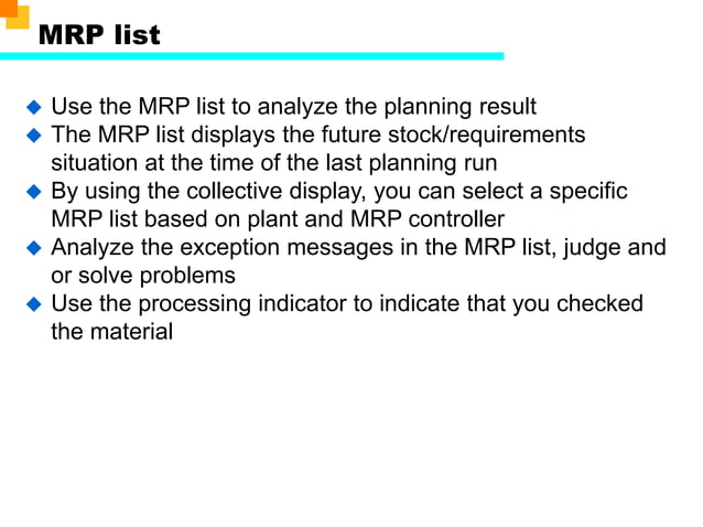 MRP&Production Planning Presentation.ppt | Logistics | Business