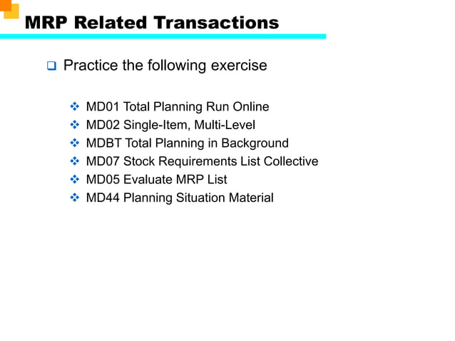 MRP&Production Planning Presentation.ppt | Logistics | Business