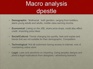 Mr Price - Situational Analysis | PPTX