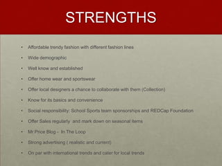Mr Price - Situational Analysis | PPTX