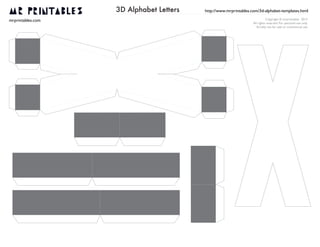 Mrprintables 3d-alphabet-templates-n-to-z | PDF