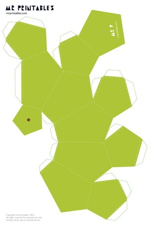 Mrprintables fruit-templates-apple-pear-03 | PDF