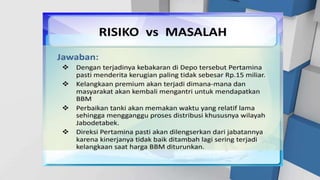 pendampingan penyusunan manajemen risiko | PPTX