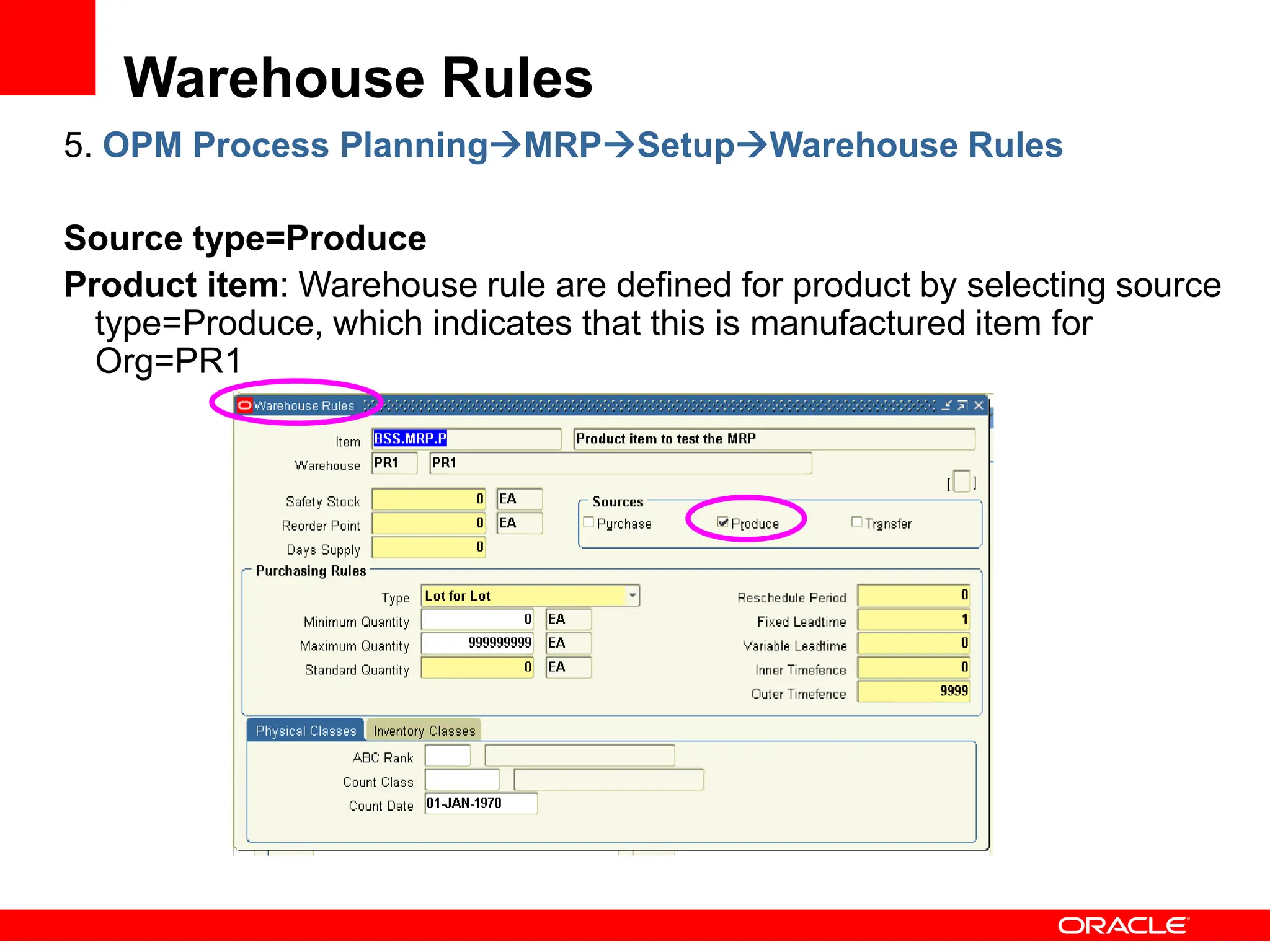 MRP_Setup_Planning for oracle e business suite | PPT