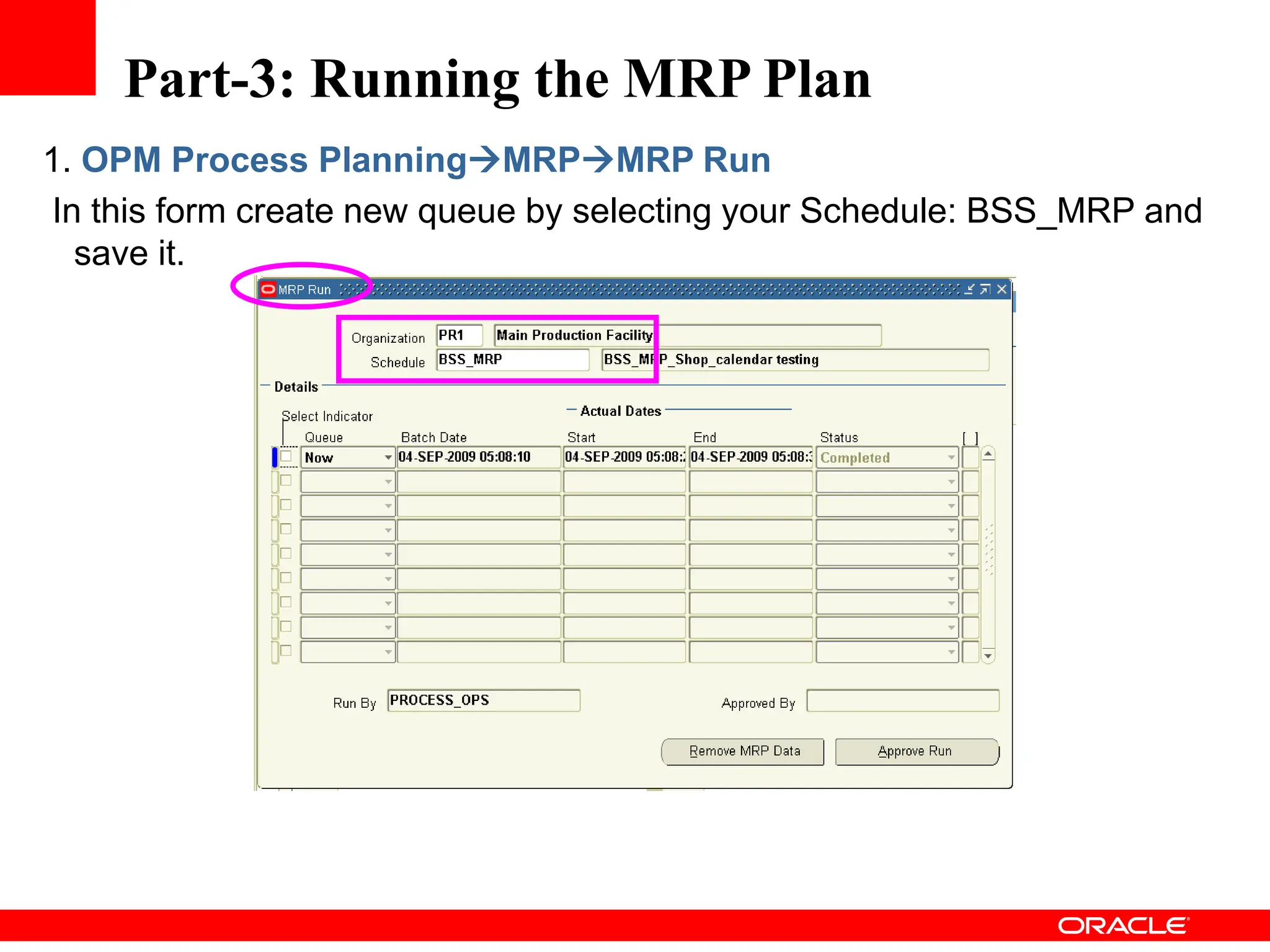 MRP_Setup_Planning for oracle e business suite | PPT