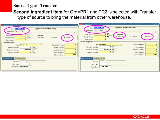 MRP_Setup_Planning for oracle e business suite | PPT