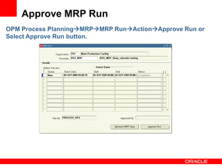 MRP_Setup_Planning for oracle e business suite | PPT