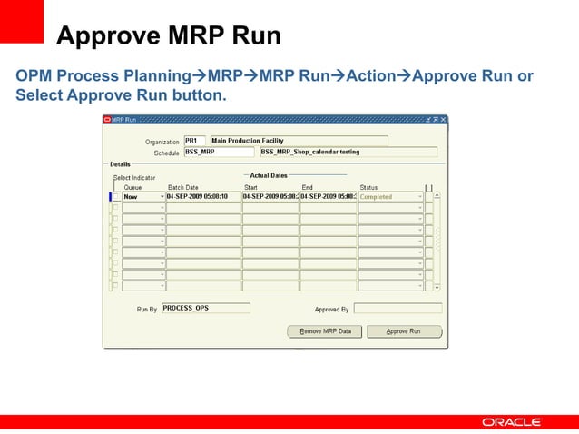 MRP_Setup_Planning for oracle e business suite | PPT