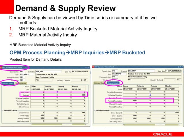 MRP_Setup_Planning for oracle e business suite | PPT