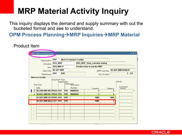 MRP_Setup_Planning for oracle e business suite | PPT