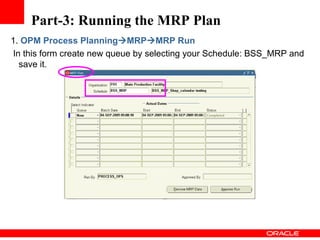 MRP_Setup_Planning Oracle ebs manufacturing | PPT | Logistics | Business