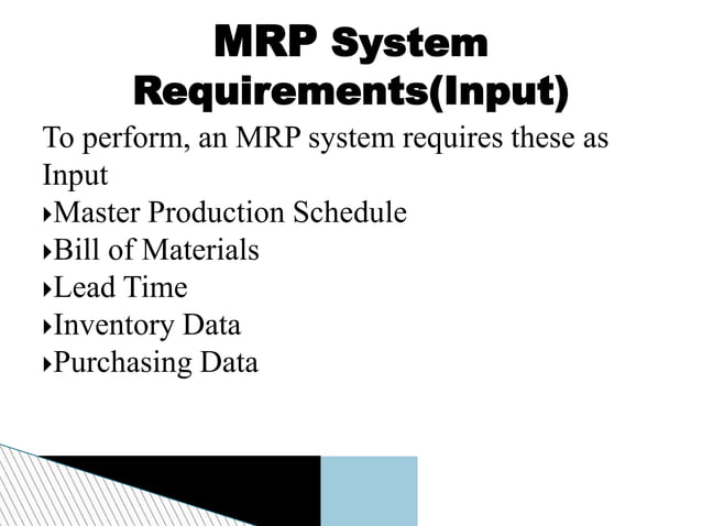 Mrp structure | PPTX