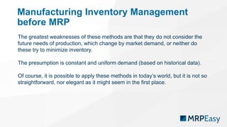 MRP system series 1 - What is MRP? | PPT