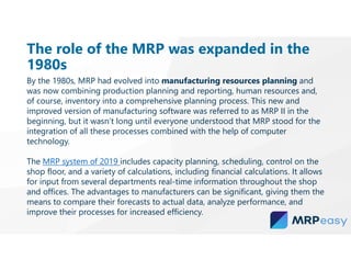 Mrp vs. erp which solution is right for you? | PPT