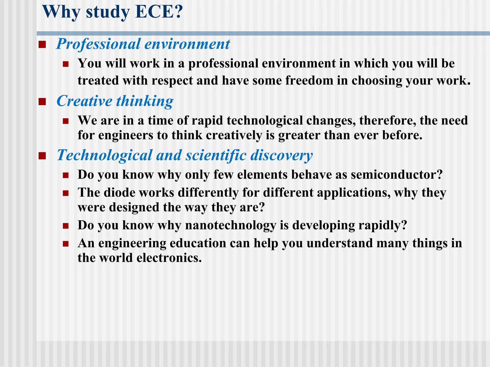 Electronics And Communication Engineering Ppt Technology Industry