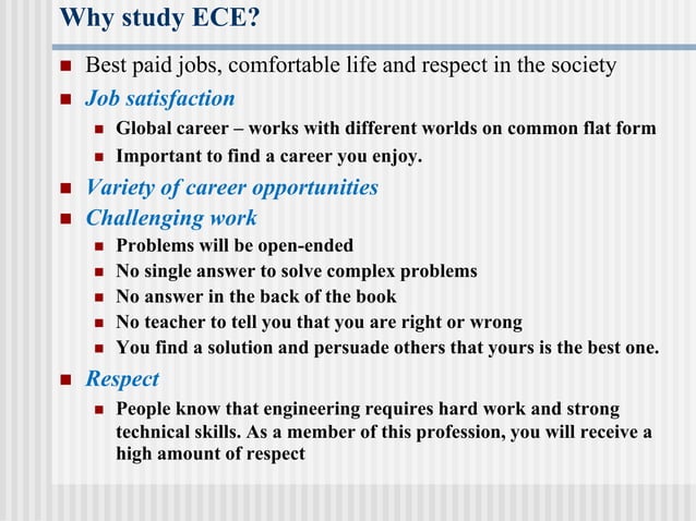 Electronics And Communication Engineering Ppt Technology Industry