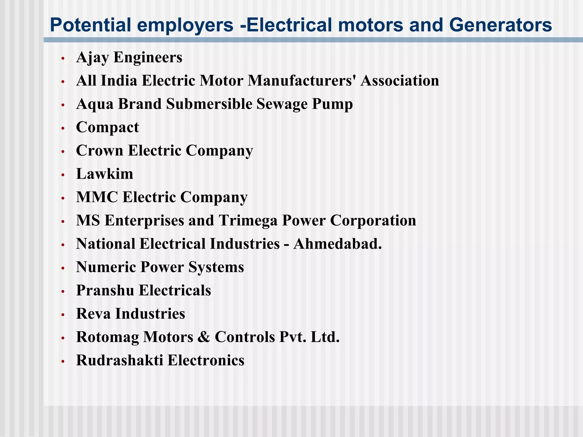Electrical and electronics engineering | PPT