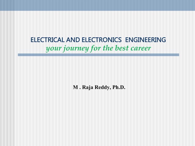 Electrical and electronics engineering | PPT | Civil Engineering Industry | Industries