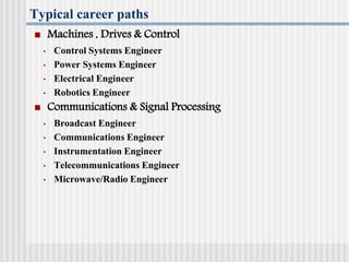 Electrical and electronics engineering | PPT