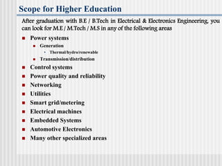 Electrical and electronics engineering | PPT