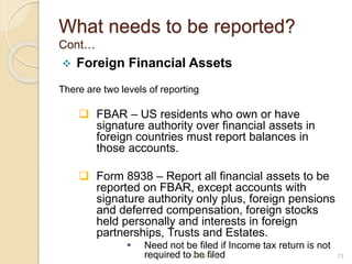 Mr Raj Presentation- FBAR | PPTX