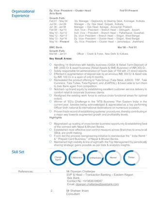 Sr Banking Professional | DOCX