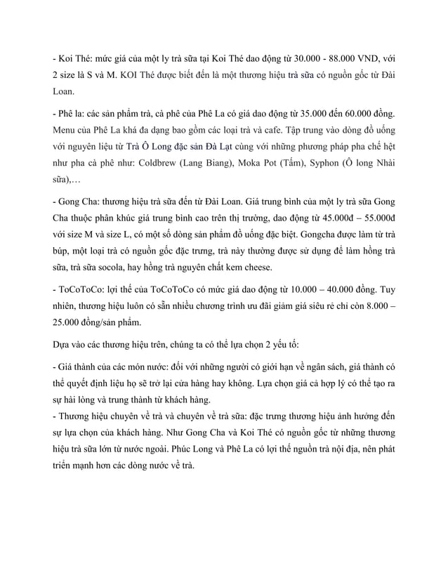 Bai Tap Marketing Dich Vu UEH - Chu de nghien cuu thi truong | DOCX