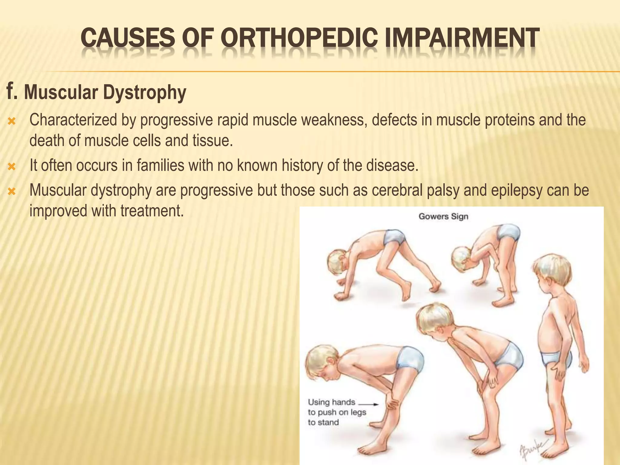 Orthopedic impairment | PPTX