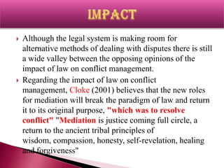 conflict resolution | PPT