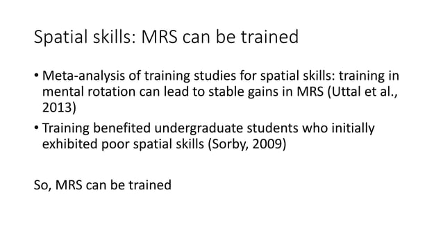 Mental Rotation Skills | PPTX